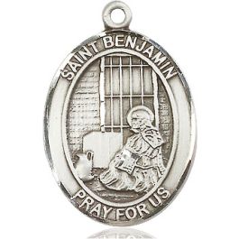 St Benjamin Oval Patron Saint Series Available in 3 Sizes